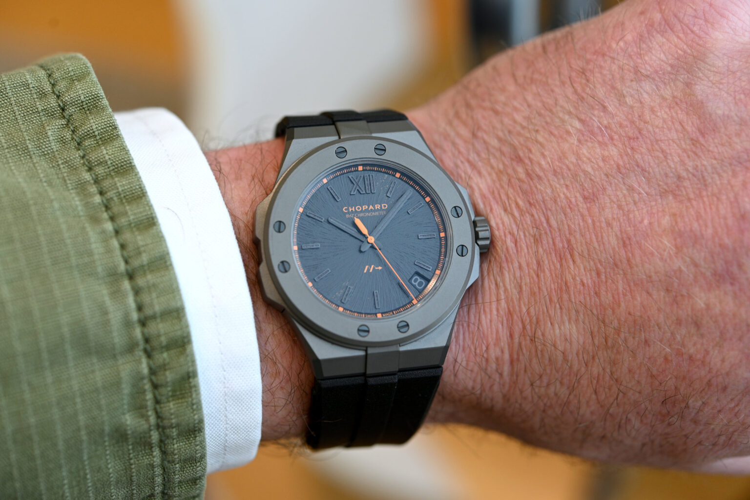 First Look: The Chopard Alpine Eagle 41 SL Cadence 8HF in Ceramicised Titanium