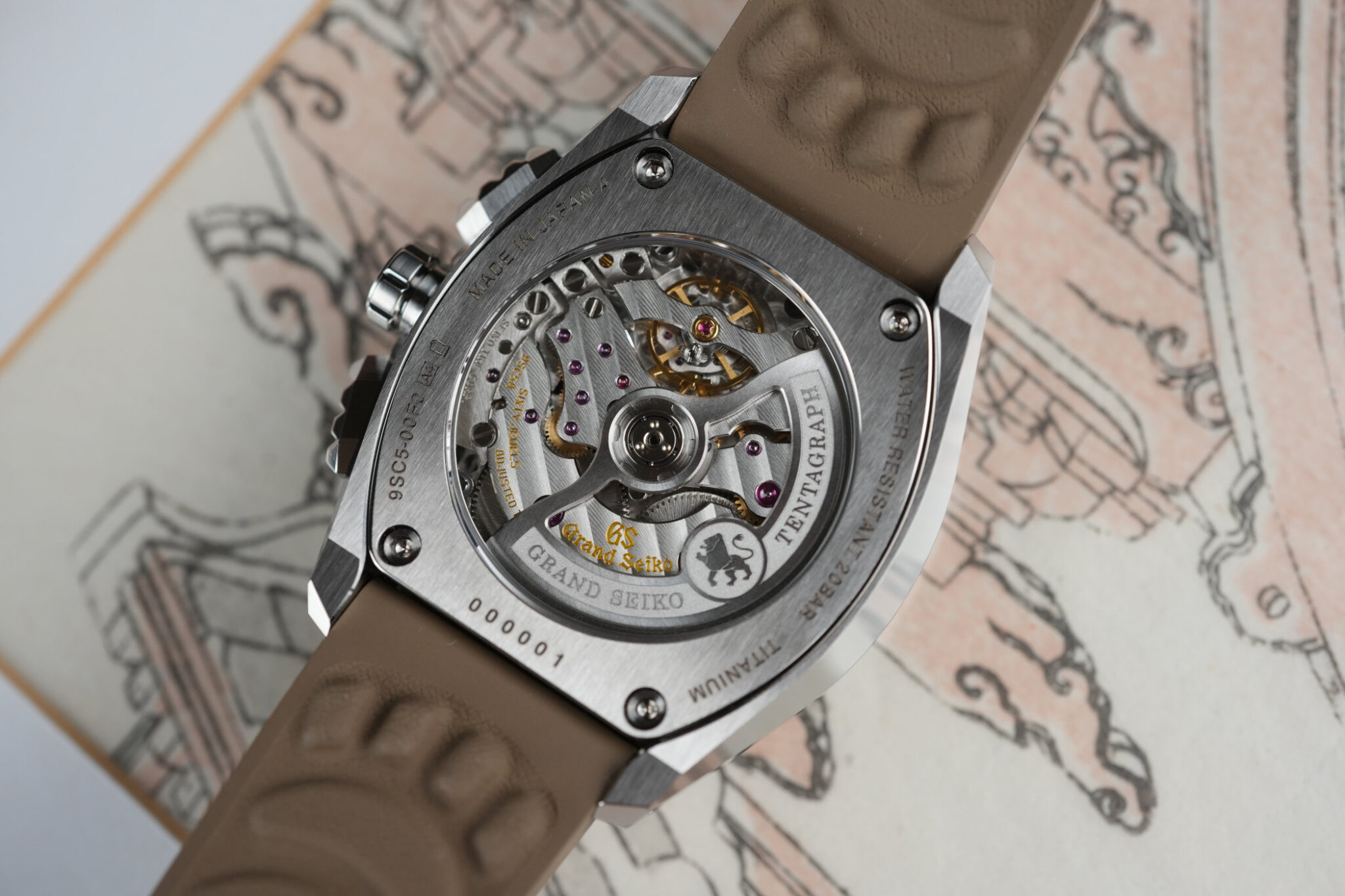 First Look: The New Grand Seiko Tokyo Lion Tentagraph SLGC009