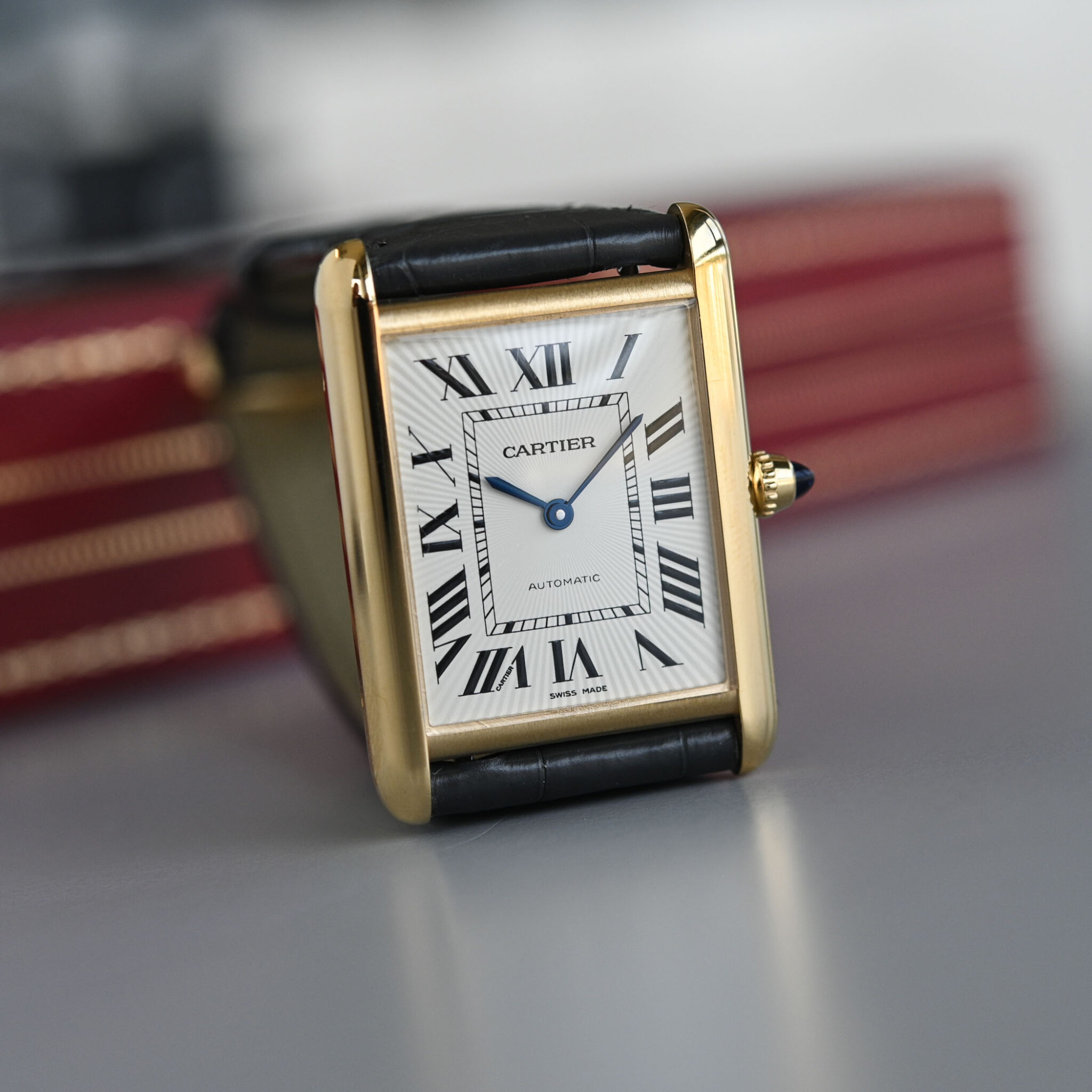 First Look: The new Tank Louis Cartier with Automatic Movement