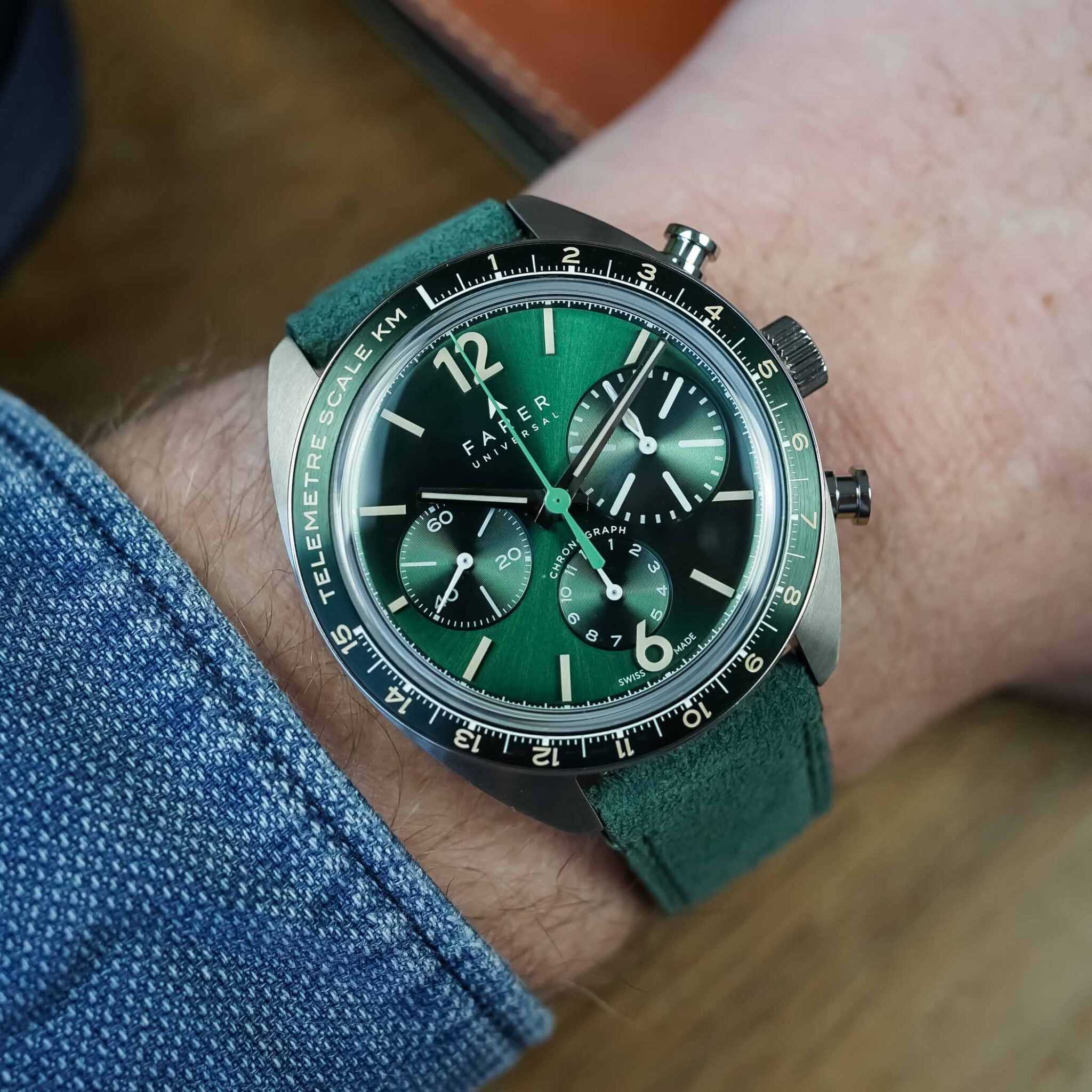 First Look: The New Farer Moritz Green Chronograph