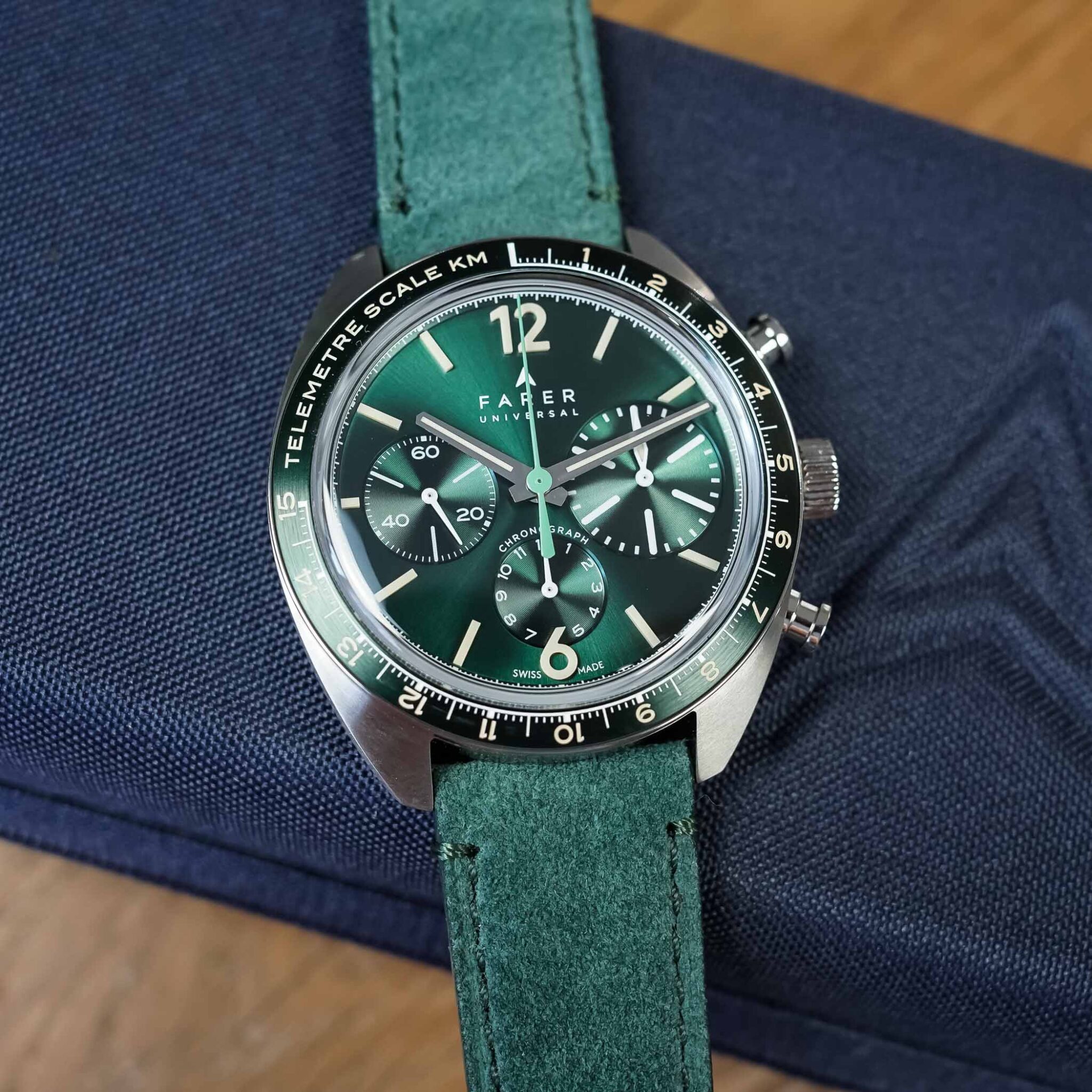First Look: The New Farer Moritz Green Chronograph