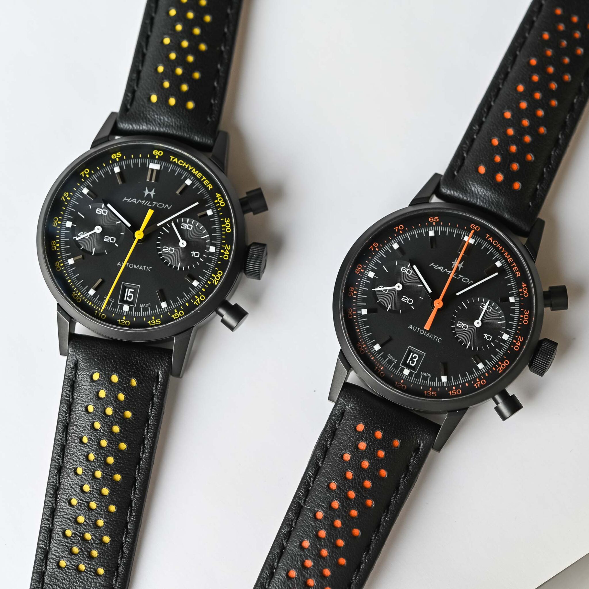First Look: The New All-Black Versions of the Hamilton Intra-Matic Auto ...
