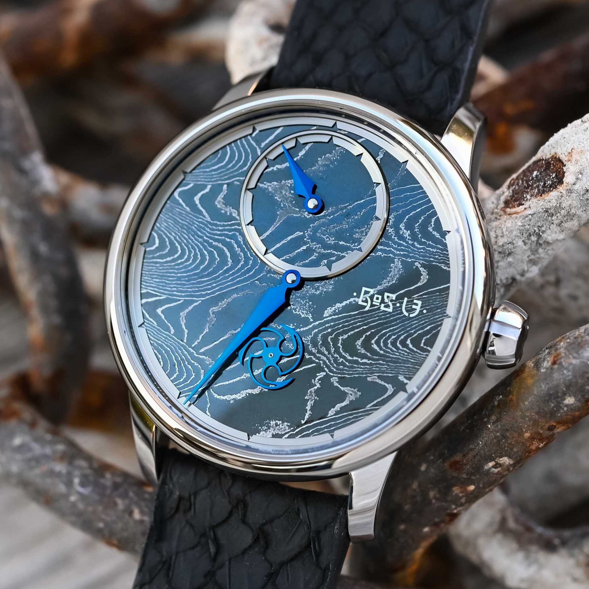 First Look: The Louis Erard Regulator X GoS with Damascus Steel Dial