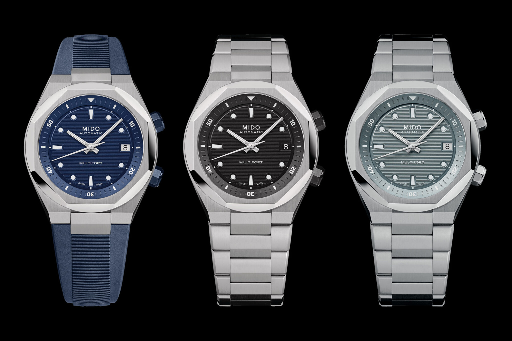 Introducing: The Mido Multifort 8 Two Crowns, a Slim, Integrated-Style ...