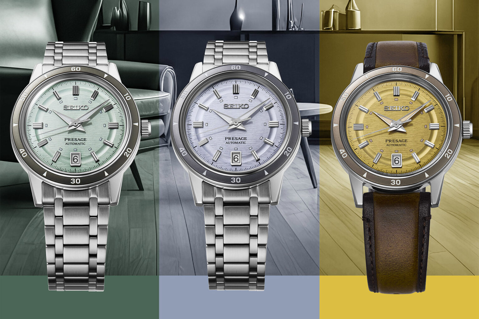 Introducing: The new Seiko Presage Style60s SRPL71, SRPL73, and SRPL75