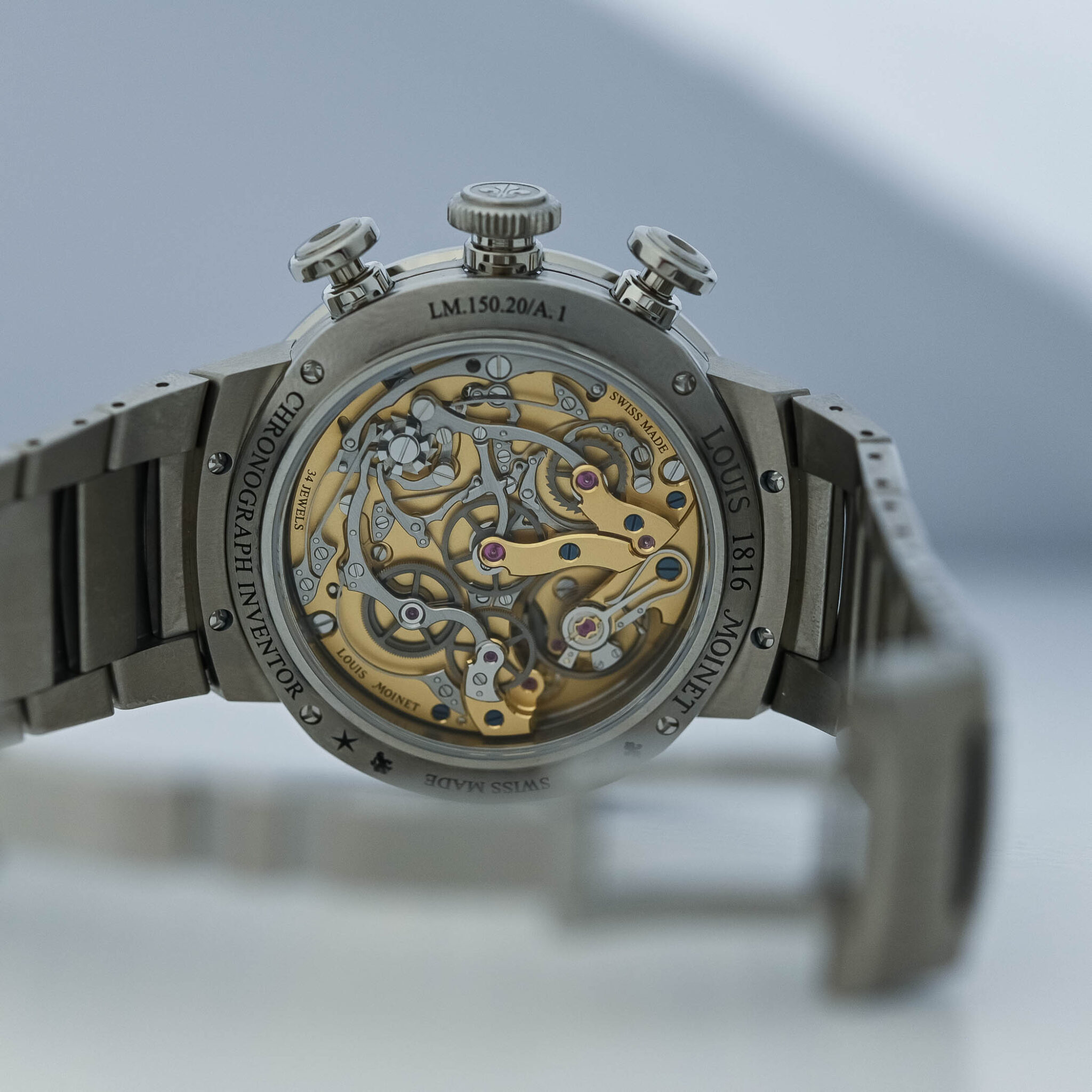 First Look: The Louis Moinet 1816 Chronograph, Tribute to the Compteur ...