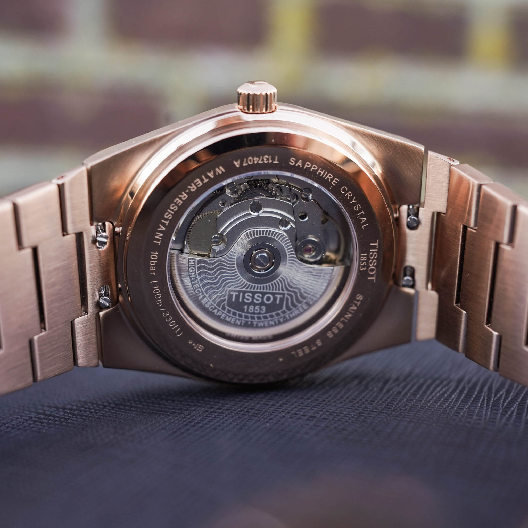 First Look: The new Tissot PRX Powermatic 80 40mm in Rose Gold PVD