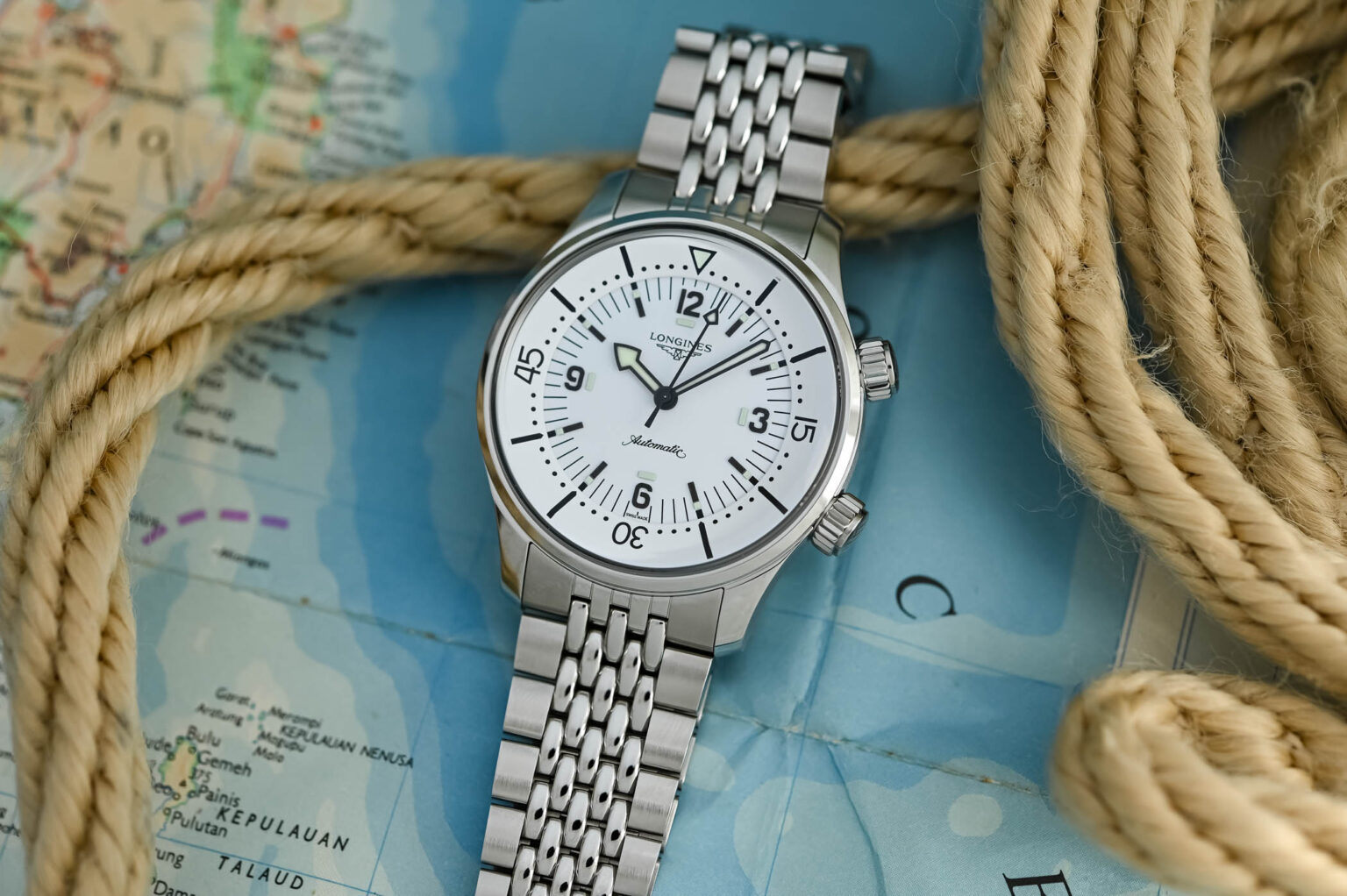 First Look: The new White Edition of the Longines Legend Diver 39mm