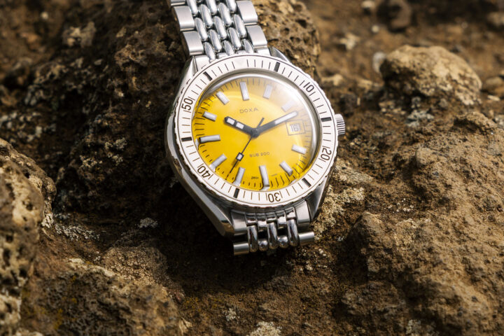 Introducing: The New Polished Steel Bezel Versions of the Doxa Sub 200