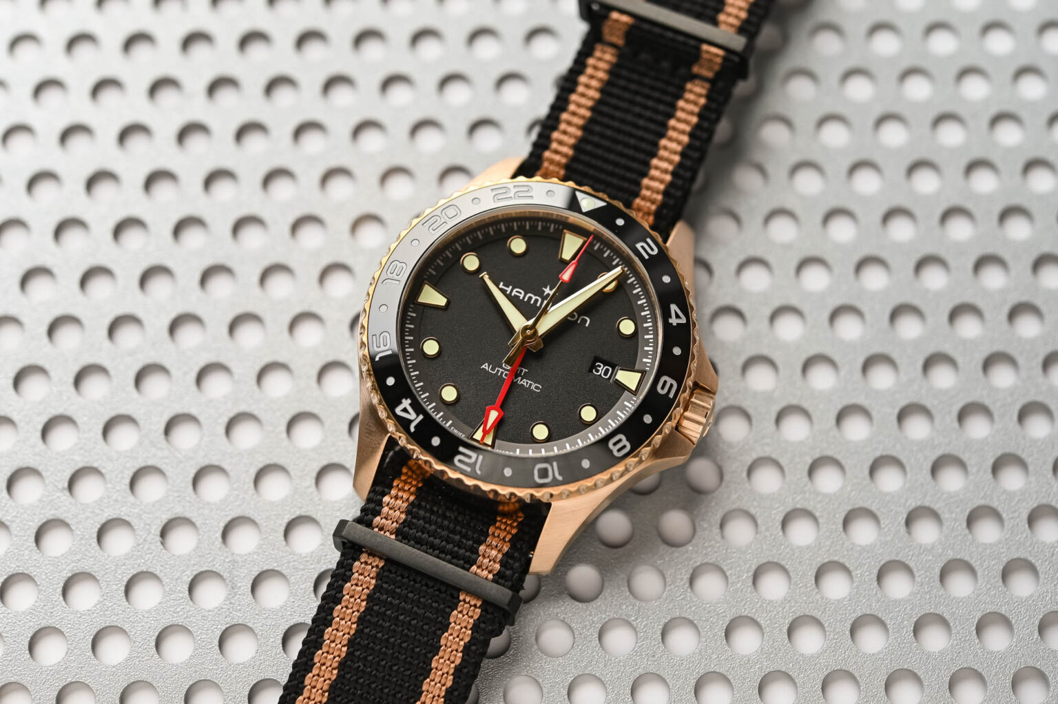 First Look: The New and Accessible Hamilton Khaki Navy Scuba Auto GMT