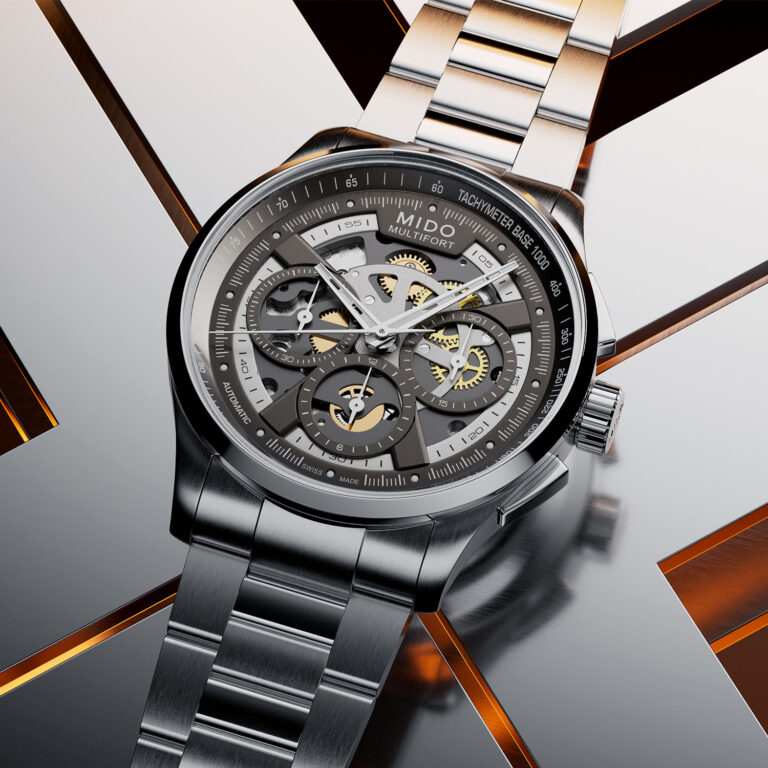 Introducing: The new Mido Multifort Skeleton Chronograph