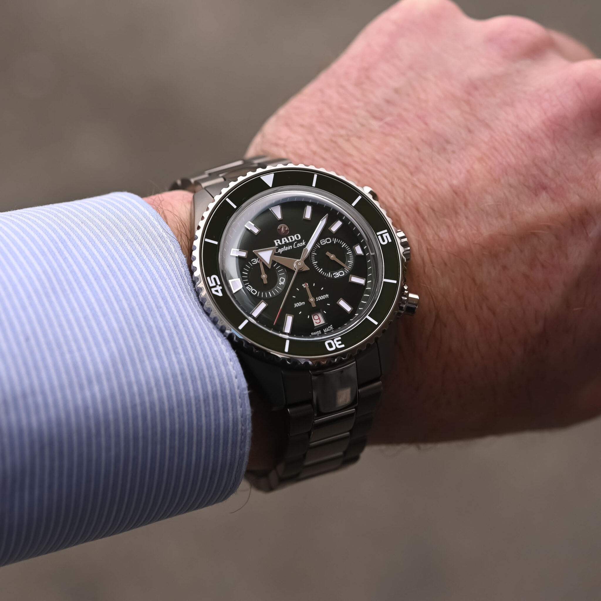 First Look: The new Rado Captain Cook High-Tech Ceramic Chronograph