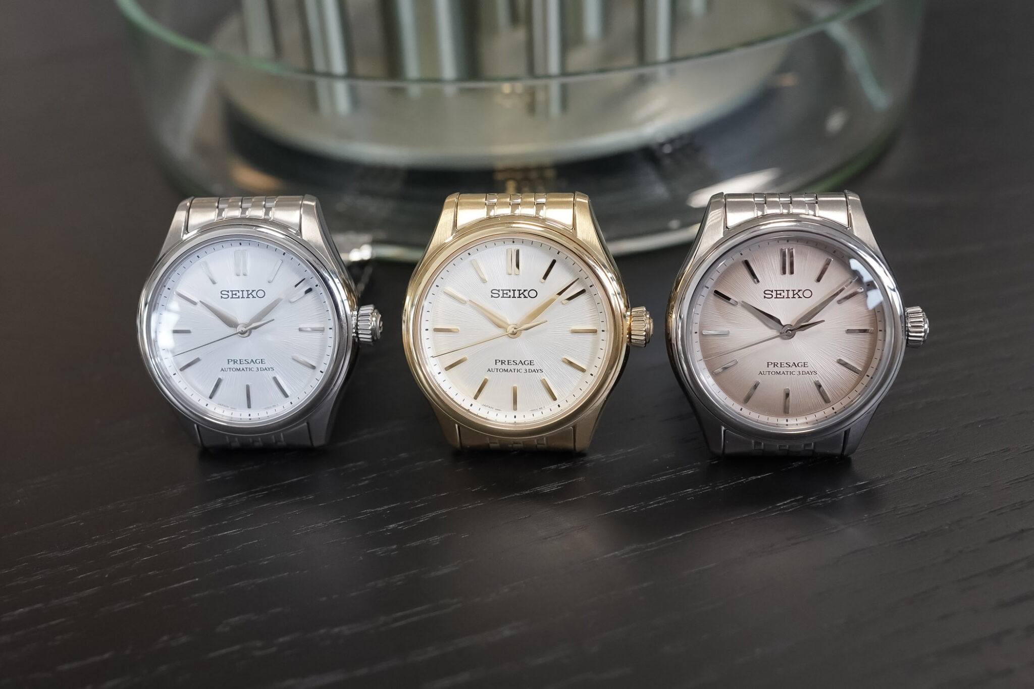 First Look: The 36mm Seiko Presage Classic Series SPB521, SPB523 and SPB524