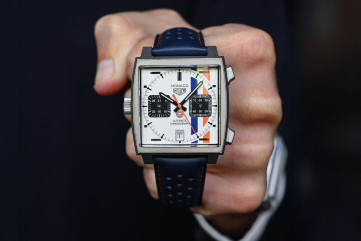First Look: The new TAG Heuer Monaco Chronograph x Gulf White Dial