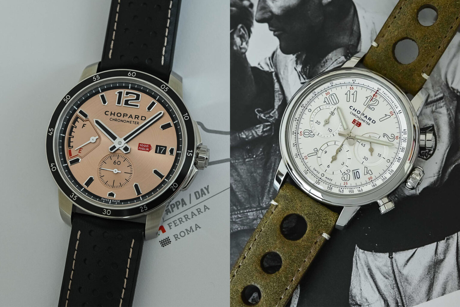 First Look: The 2025 Chopard Mille Miglia Classic Chronograph Tribute to Sir Stirling Moss and ...