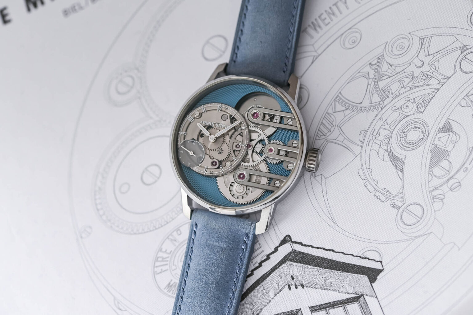 First Look: The New Armin Strom Gravity Equal Force Ultimate Sapphire Blue