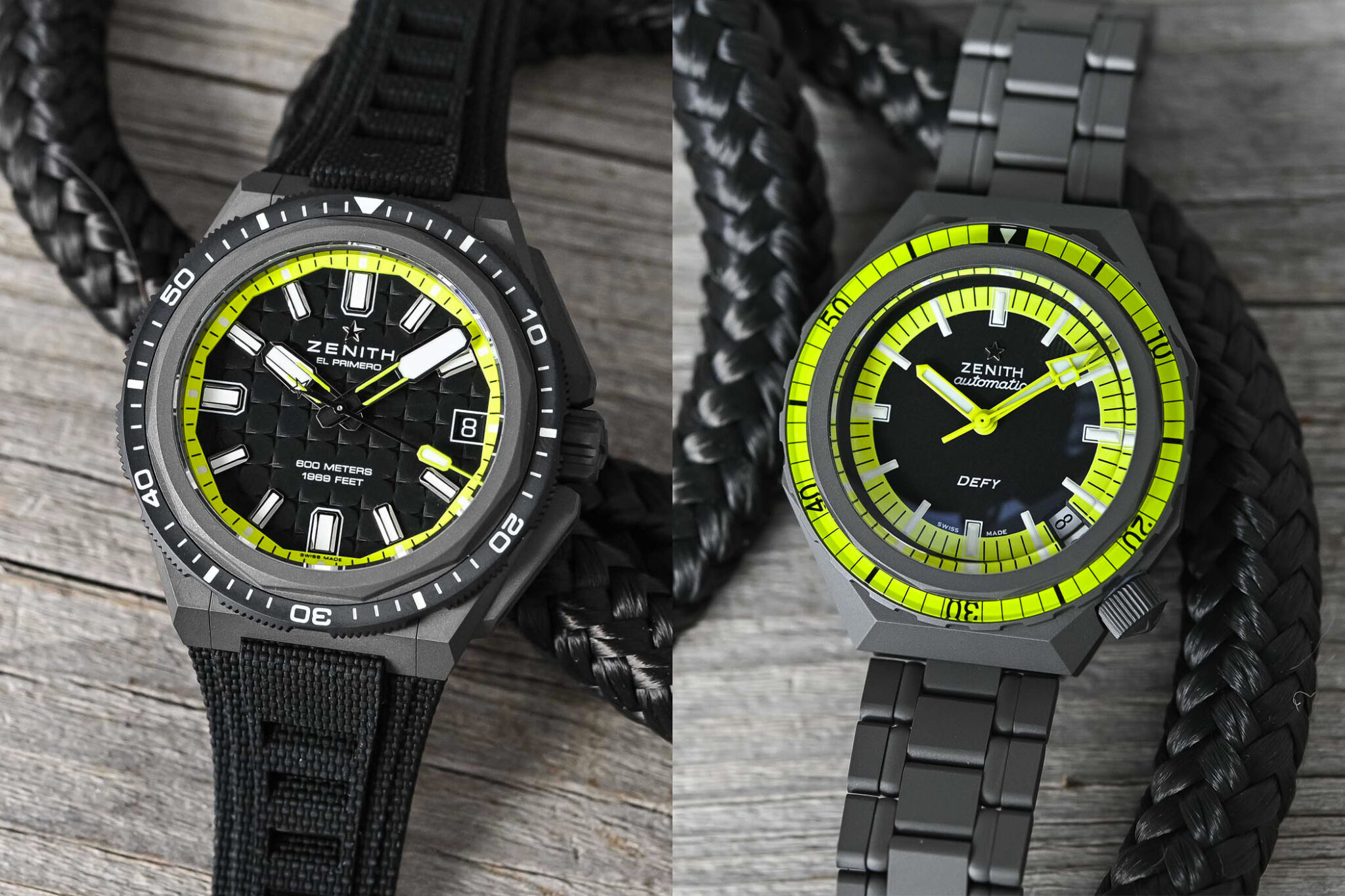 First Look: The new Zenith Defy Extreme Diver and Defy Revival Diver Shadow