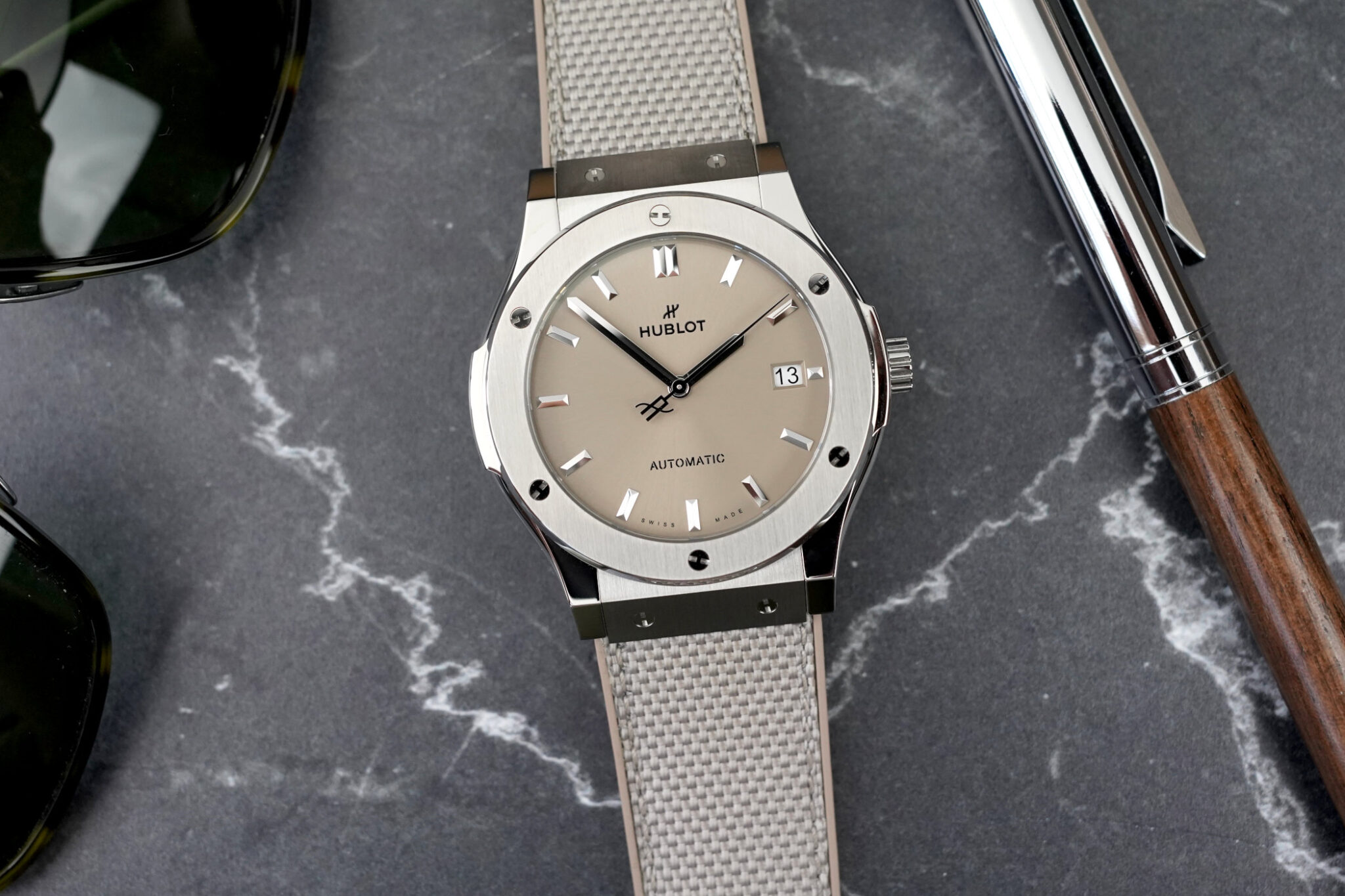 Hands-On: The Stylish Hublot Classic Fusion Essential Taupe