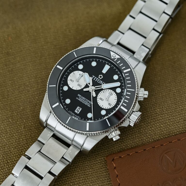 First Look: The new Titoni Seascoper 300 Bi-Compax Chronograph