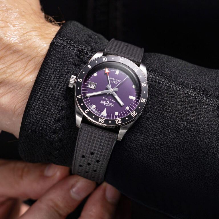 Introducing The Vulcain Skindiver Nautique GMT Purple