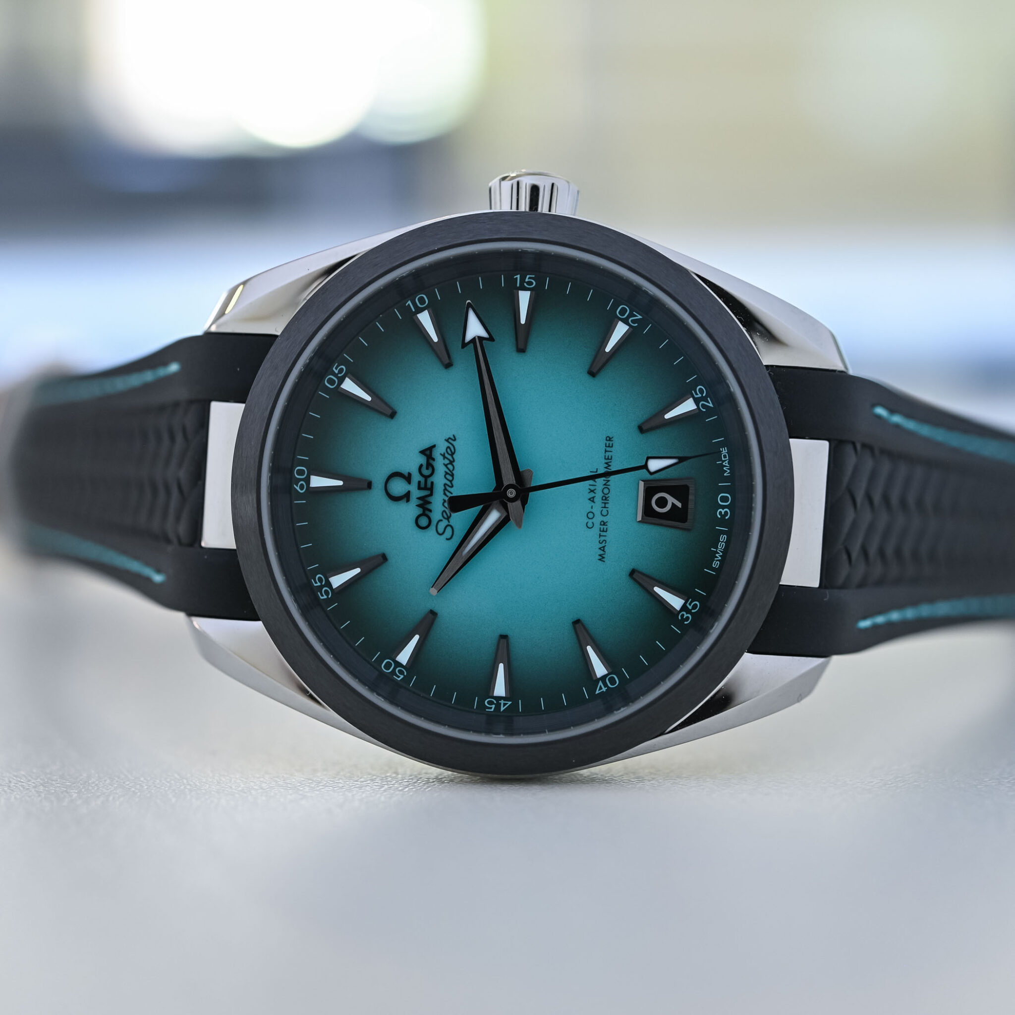 First Look: Omega Launches Two New Seamaster Aqua Terra Turquoise with ...
