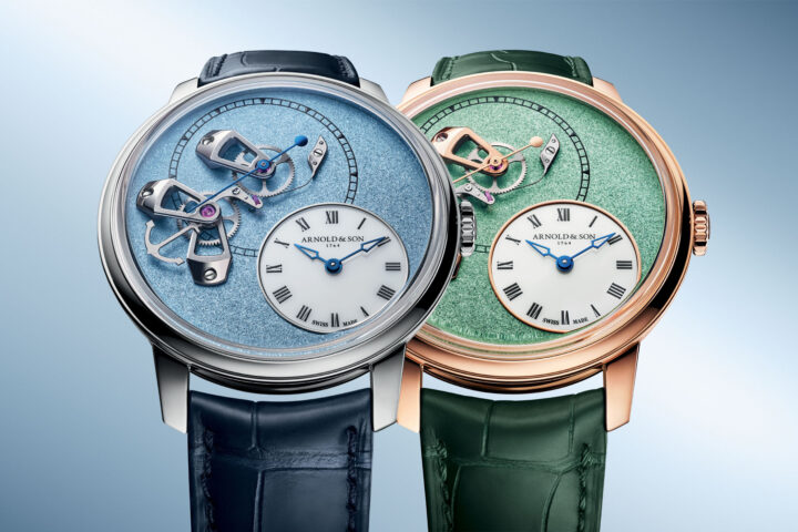 First Look: The New Arnold & Son DSTB 42 Mint Green & Ascot Blue
