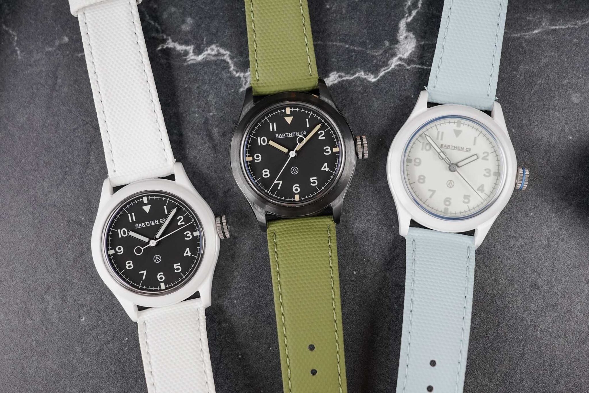 The Earthen Company Summit Collection of Accessible Ceramic Watches ...