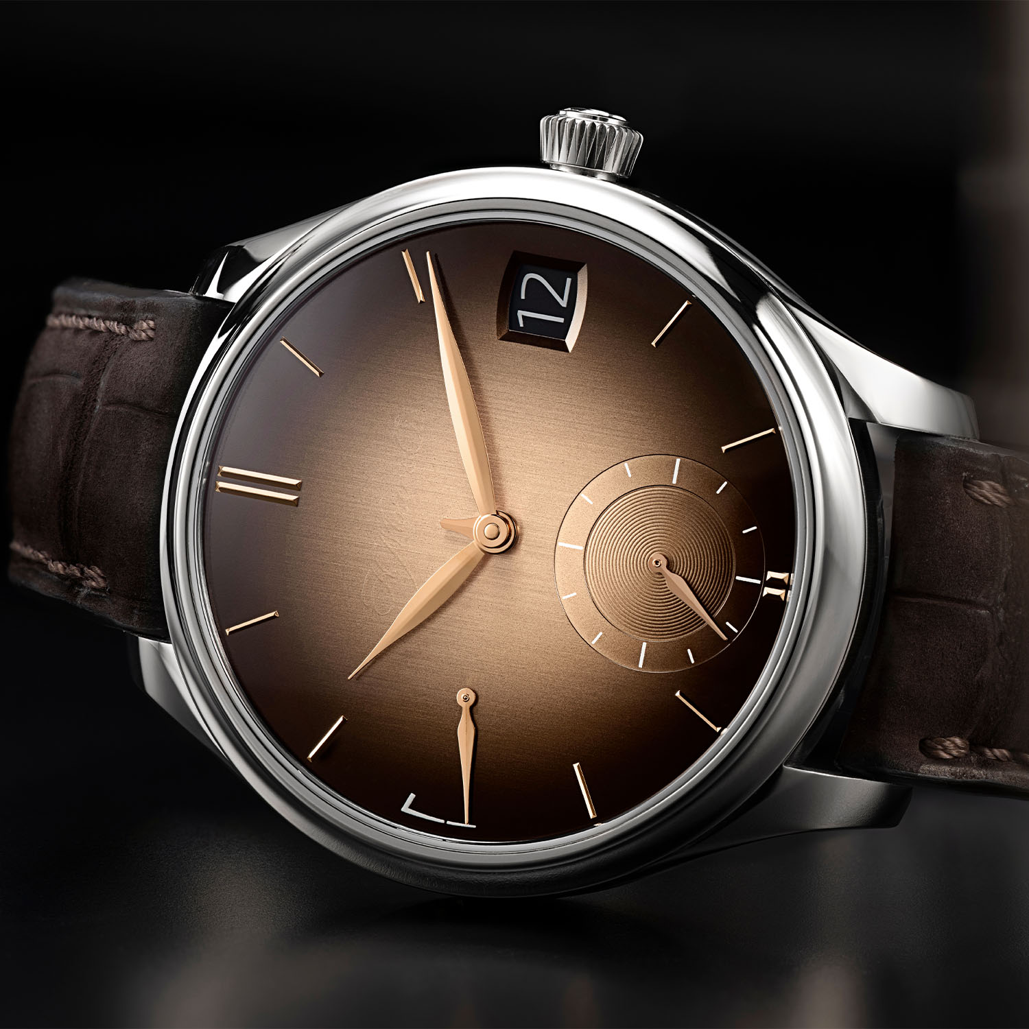 Introducing: The H. Moser & Cie. Endeavour Perpetual Calendar Smoked Salmon