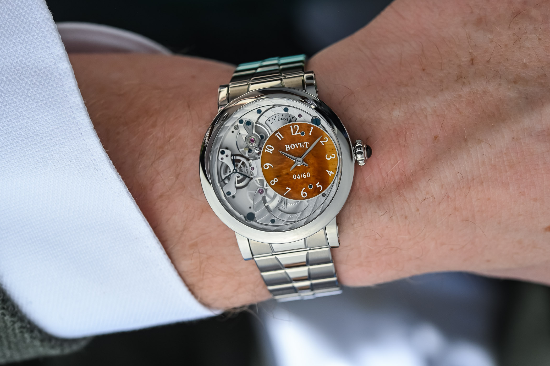 First Look: The Bovet Récital 12 with Malachite and Tiger’s Eye Dials