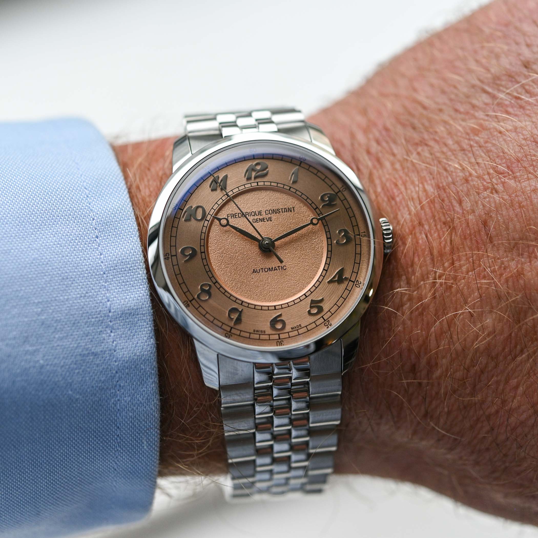 First Look: New Full-Steel and Blue Editions of the Frederique Constant ...